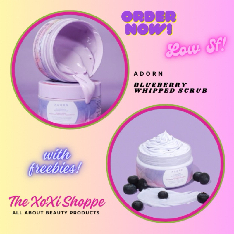 Adorn Blueberry Whipped Scrub 250ml | All in One Scrub | Brighten Up ...