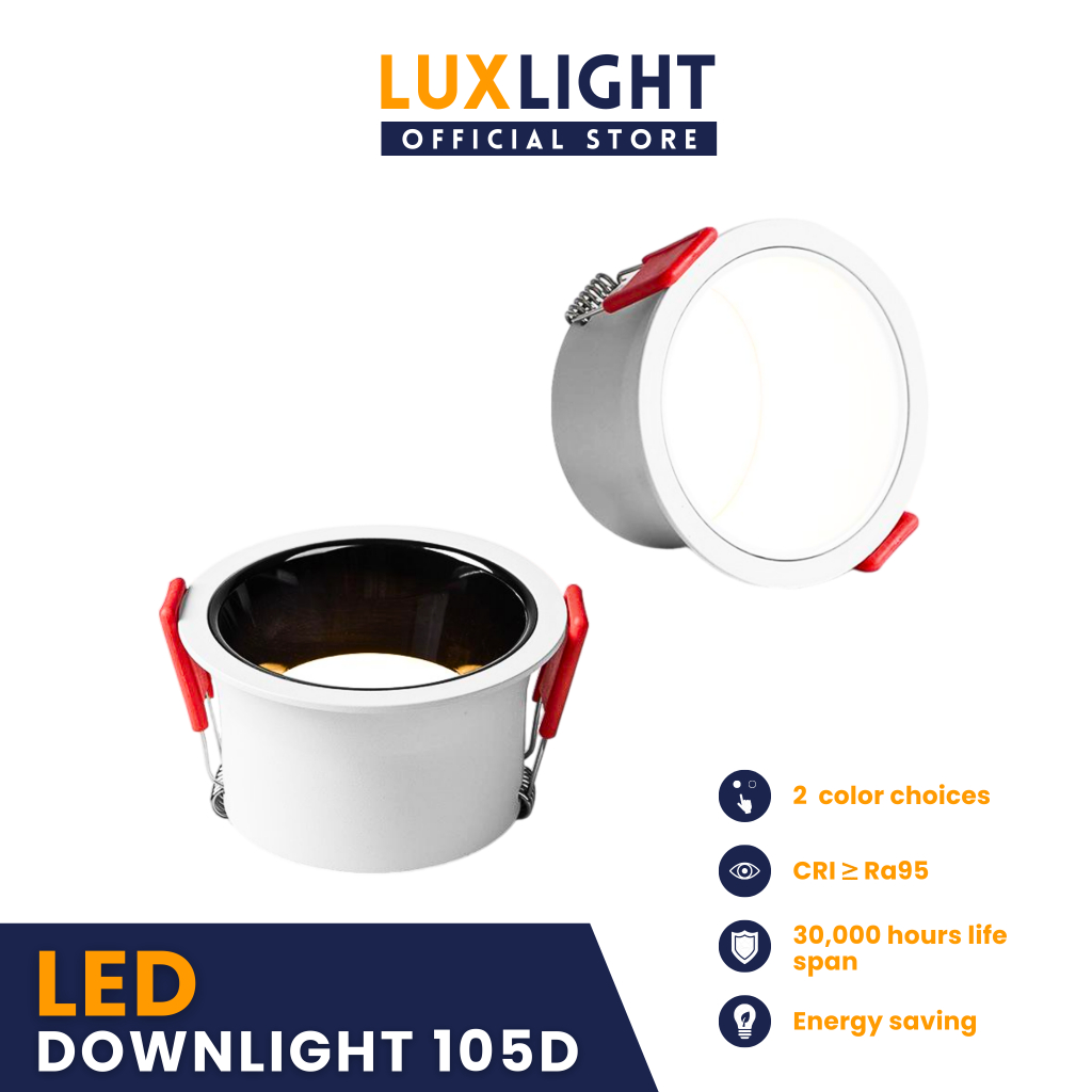 Lux Light Recessed LED Pin Light Round Ceiling 105 Degree Angle PREMIUM ...