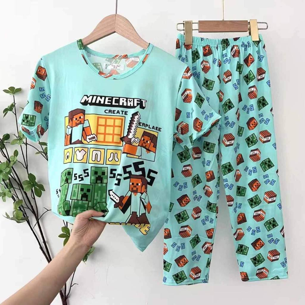 MINECRAFT sleepwear pajama set | Shopee Philippines