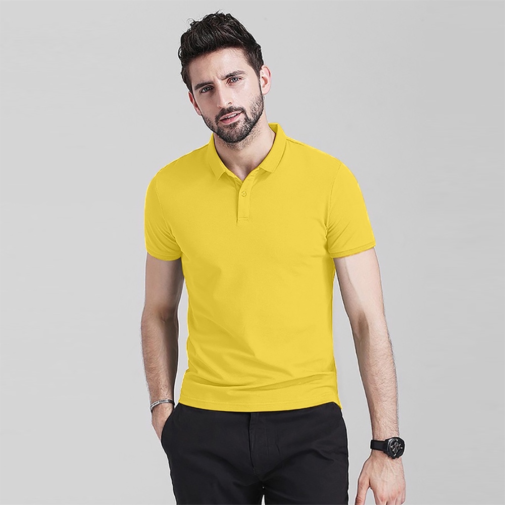 simple polo shirt drifit for men formal Korean style comfortable and ...