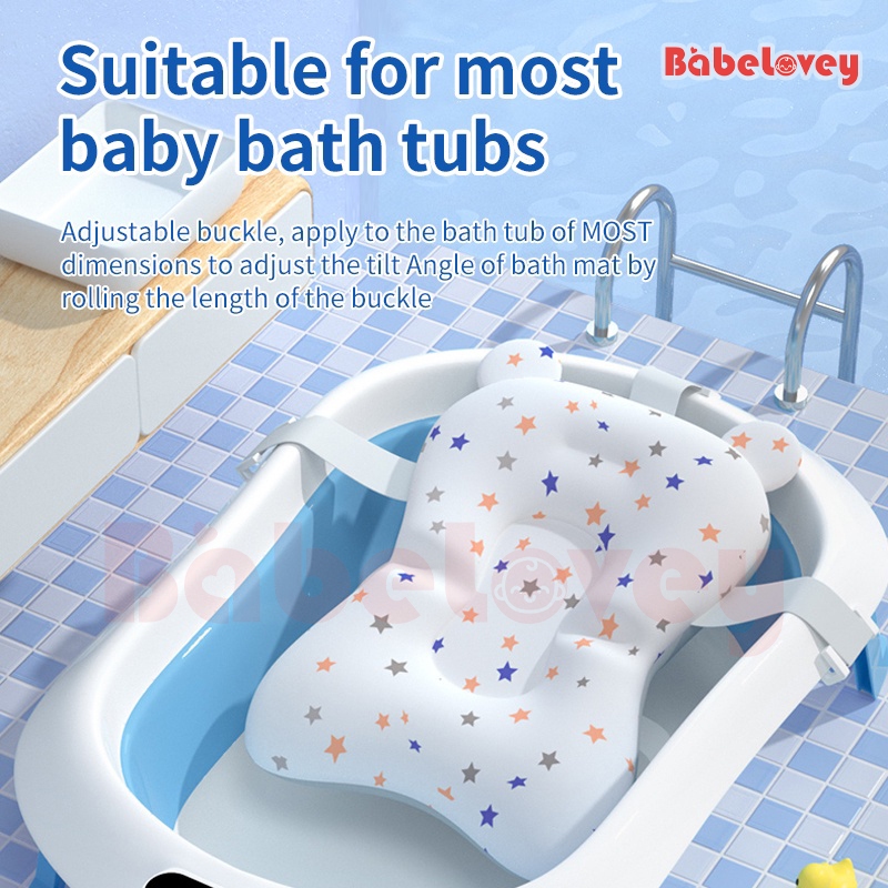 Baby Bathtub Net Newborn Shower Mesh Net Non-slip Suspension Pad Lying ...