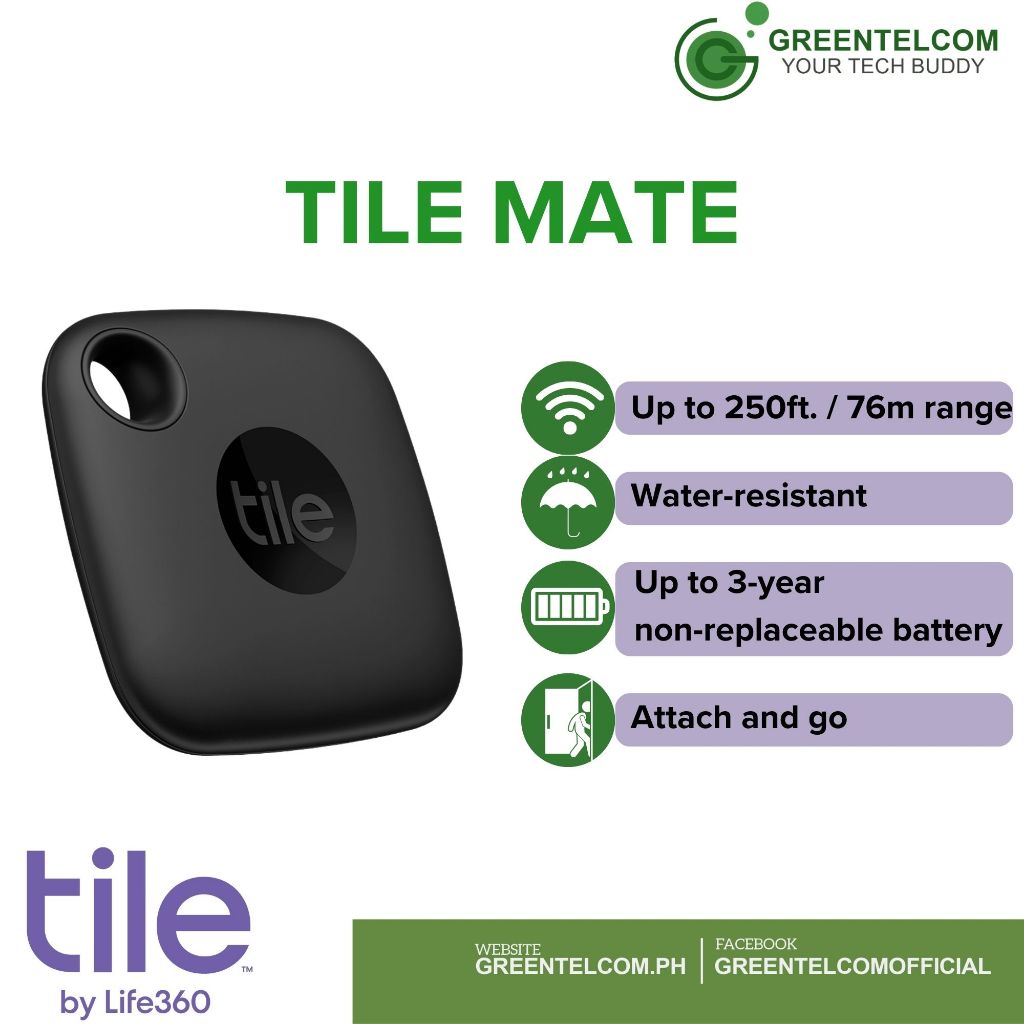 Tile Mate, The versatile tracker for keys, bags and more (GPS Tracker ...