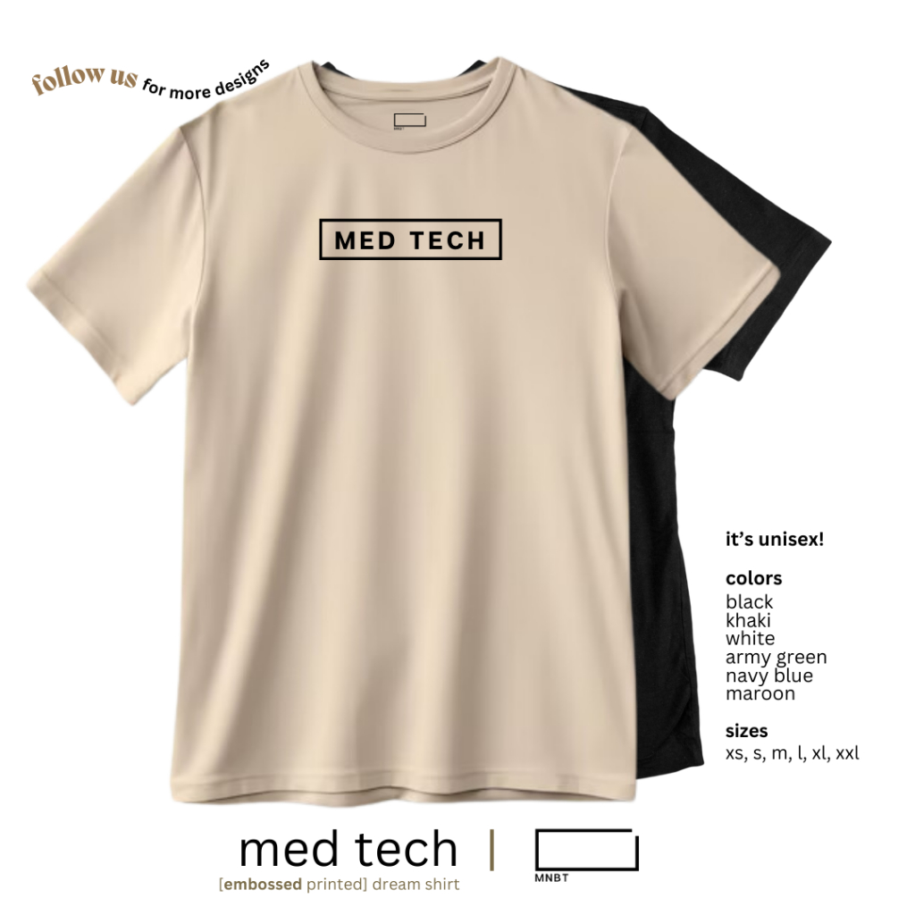 MEDTECH [embossed printed] dream shirt | MNBT med tech | minimalist ...