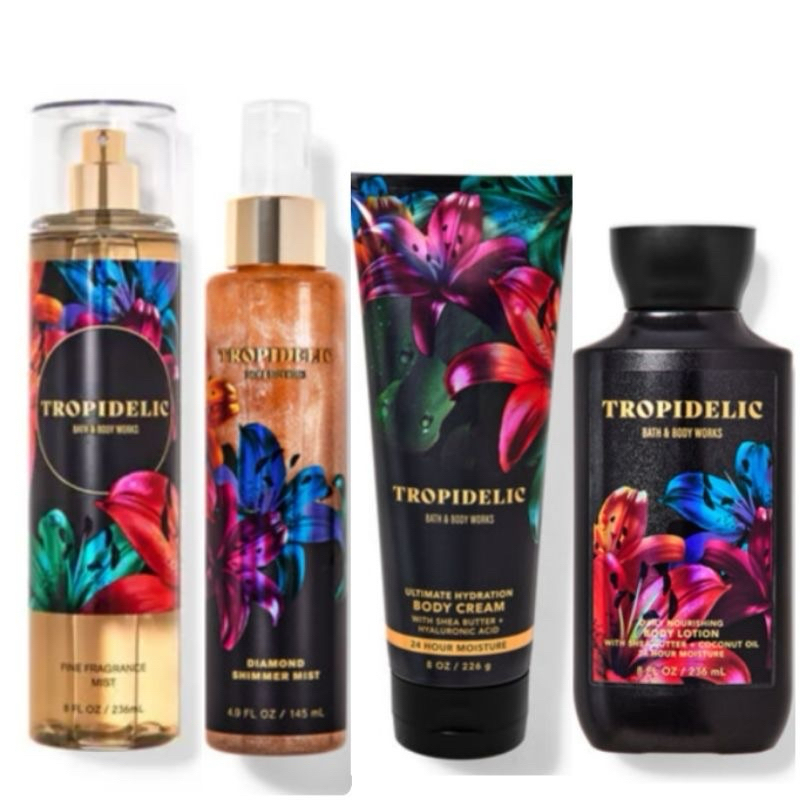 BBW TROPIDELIC BODY CREAM/ LOTION / MIST BY BATHS AND BODY WORKS ...
