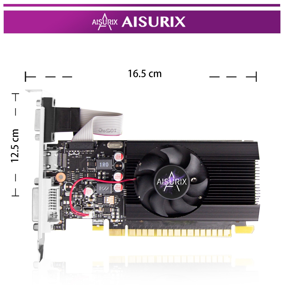 AISURIX GT740 2G New Graphics Card GT730 2G SFF Graphic Card Computer ...