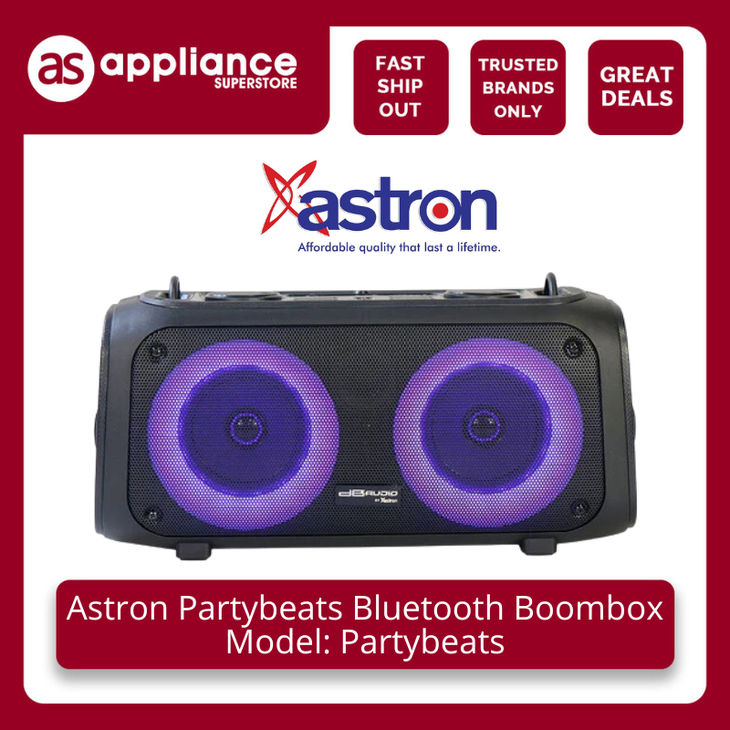 Astron Partybeats Bluetooth Boombox | Shopee Philippines