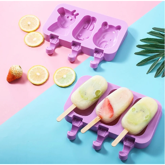 DIY Silicone Popsicle Mold Chocolate Mold Ice Cube Silicone Popsicle ...