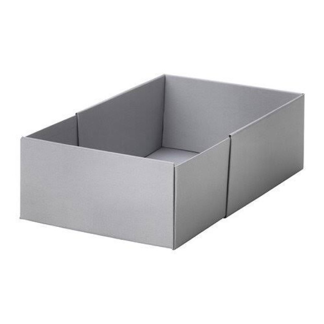 IKEA HYFS Extendable Organizer Box Grey | Shopee Philippines