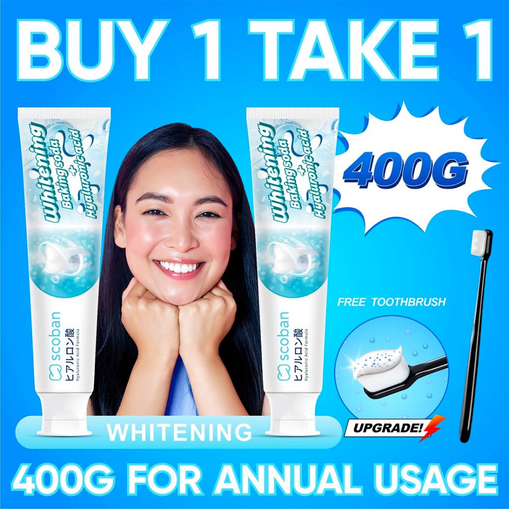 【Upgrade】scoban teeth Whitening toothpaste Peppermint Food Graded ...