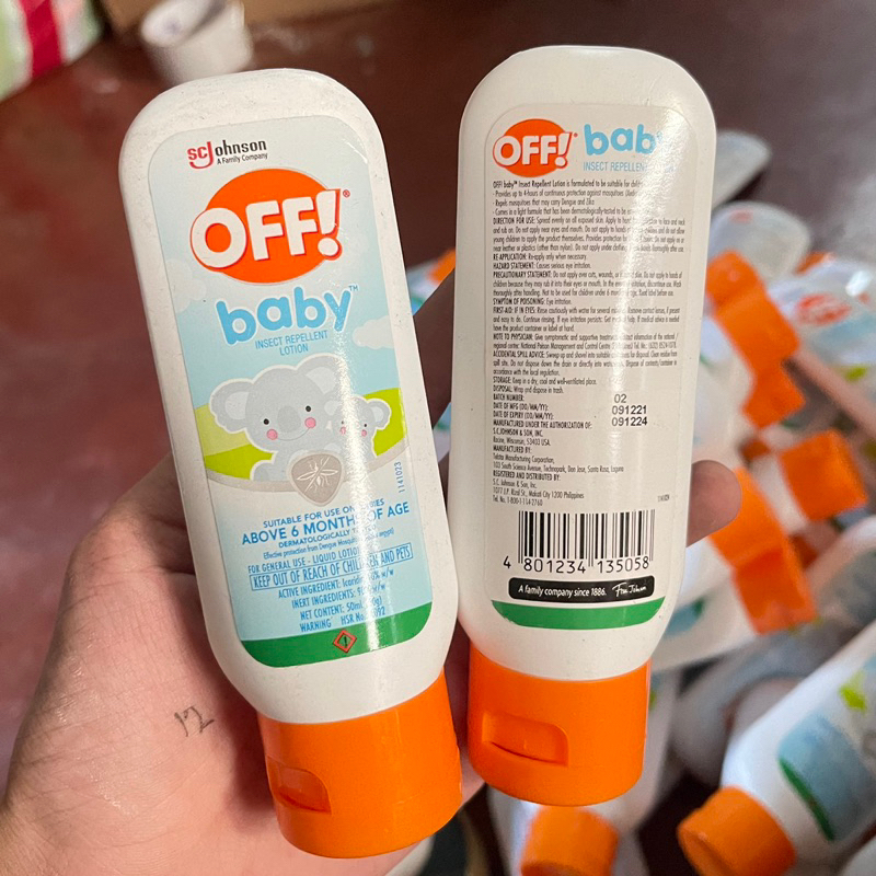OFF Baby Insect Repellent Lotion 50ML | 100ML | Shopee Philippines