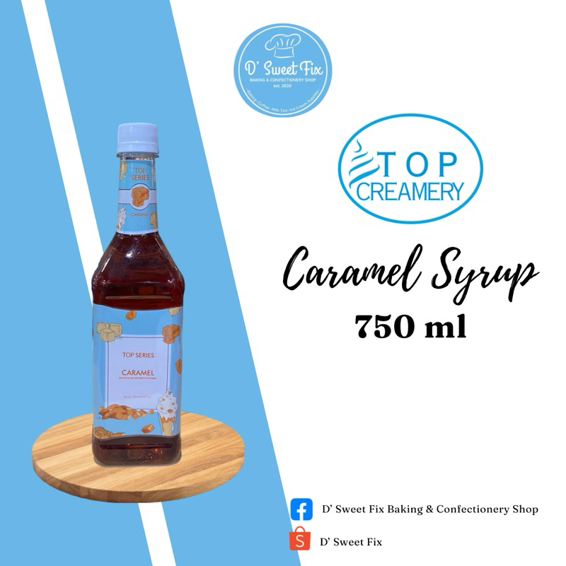 Top Creamery Caramel Syrup 1kg | Shopee Philippines