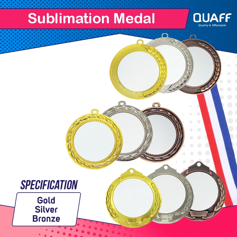 Sublimation Printable Medal Gold/Silver/Bronze | Shopee Philippines