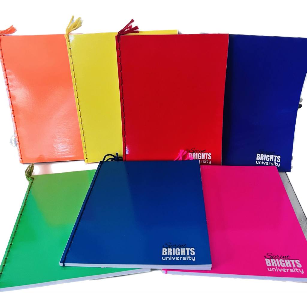 University/Big Notebook Yarn SPRINT BRIGHTS 80 Leaves COLOR CODING ...