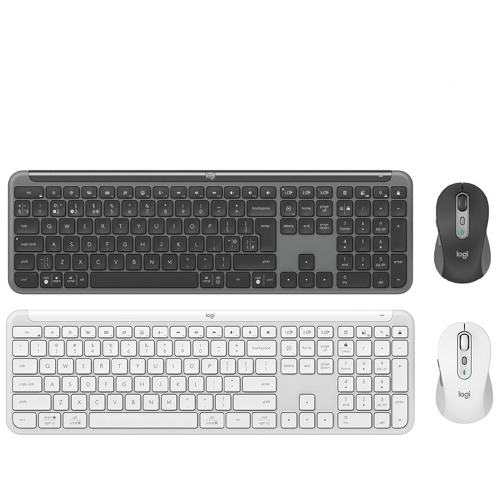 Logitech Signature Slim MK950 for Business Full-Size Wireless Keyboard ...