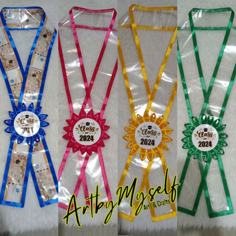 SALE!! Money garland/lei/sash/ribbon for graduation/birthday | Shopee ...
