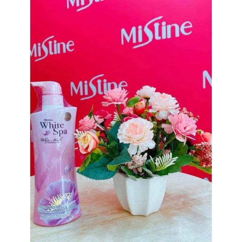 MISTINE WHITE SPA LOTION 600ml AUTHENTIC | Shopee Philippines