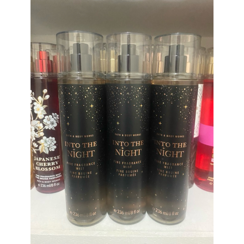 Into the night Bath and Body Works fragrance mist 236ml | Shopee ...