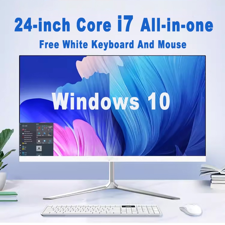 All-in-one desktop Windows 10 24-inch computer Core i7 office home ...