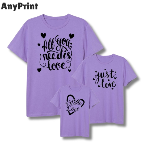 Family match all you need is love Family Shirt Love Design Shirt by ...