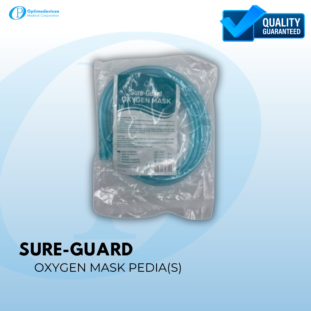 [SURE-GUARD] OXYGEN MASK PEDIA (S) (FOR MEDICAL USE) | Shopee Philippines