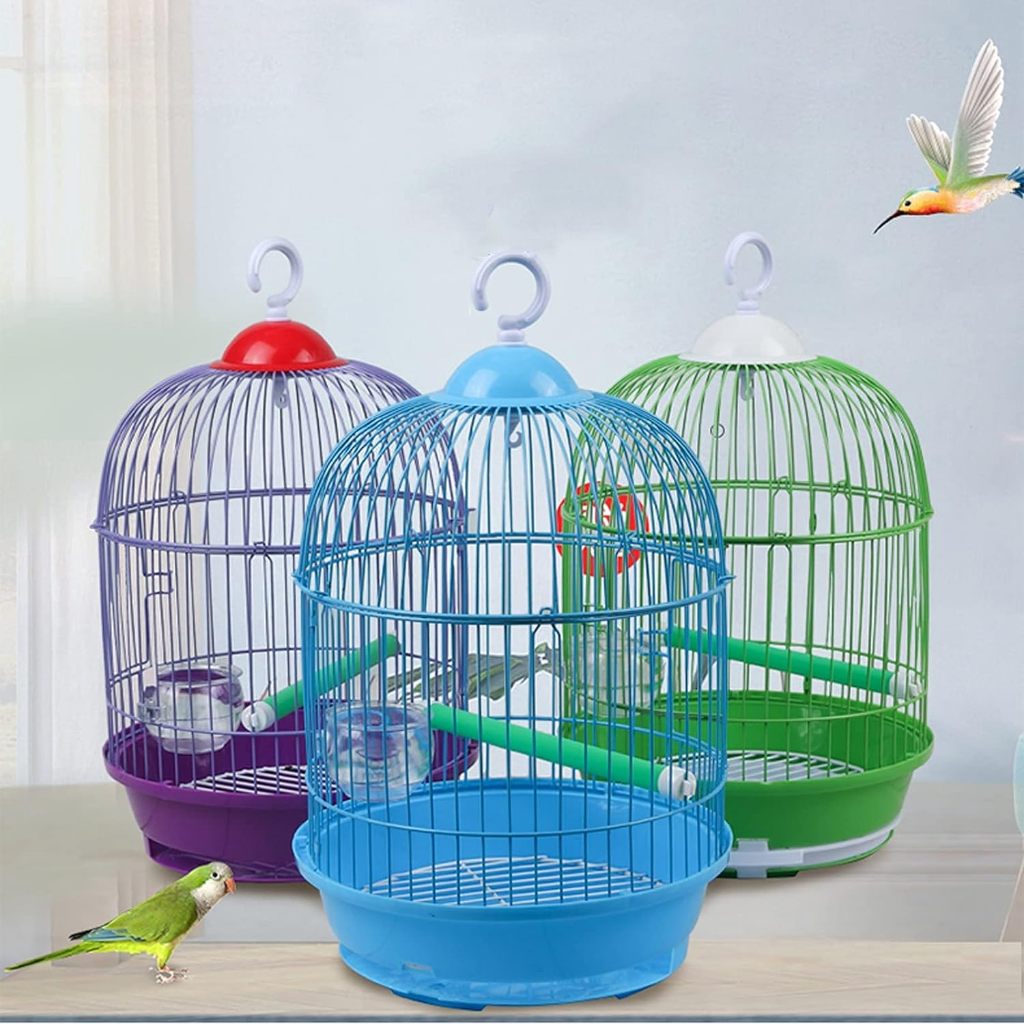 Bird Cage Heavy Duty Bird Cage Small Loot Iron Parrot Bird Cage Thug ...