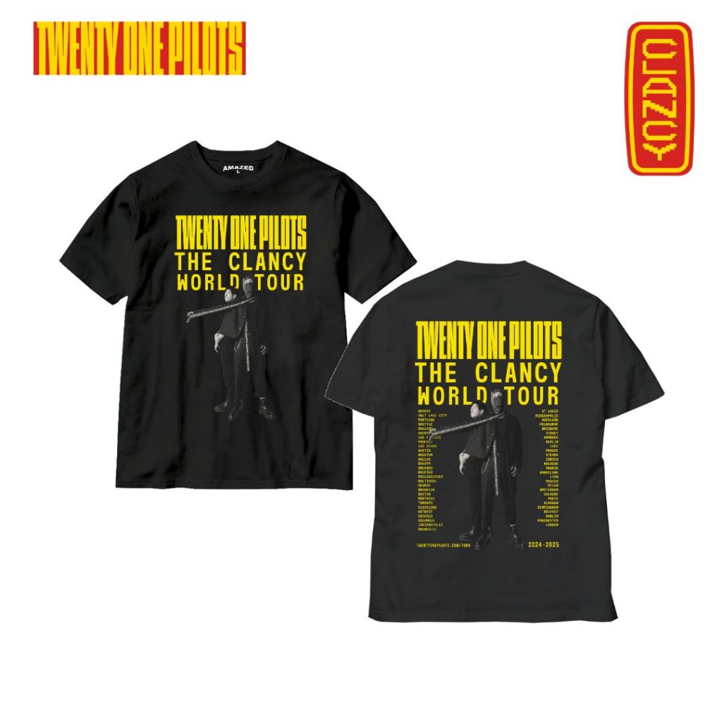Twenty One Pilots Shirt The Clancy World Tour T-Shirt D20 | Amazedph ...