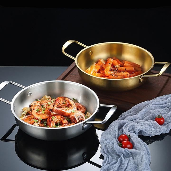 Korean Pot Cooking Pot Stainless Pot Ramen Bowl Seafood Noodles Pan ...