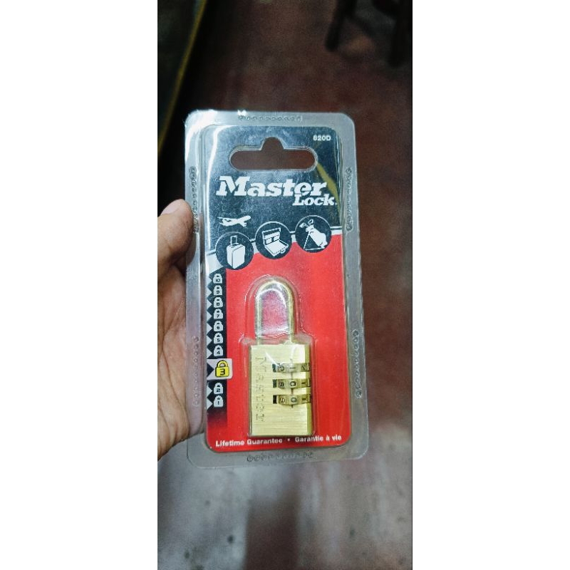 Master Lock Combination Padlock 620D ( 20mm ) 3-digit resettable ...