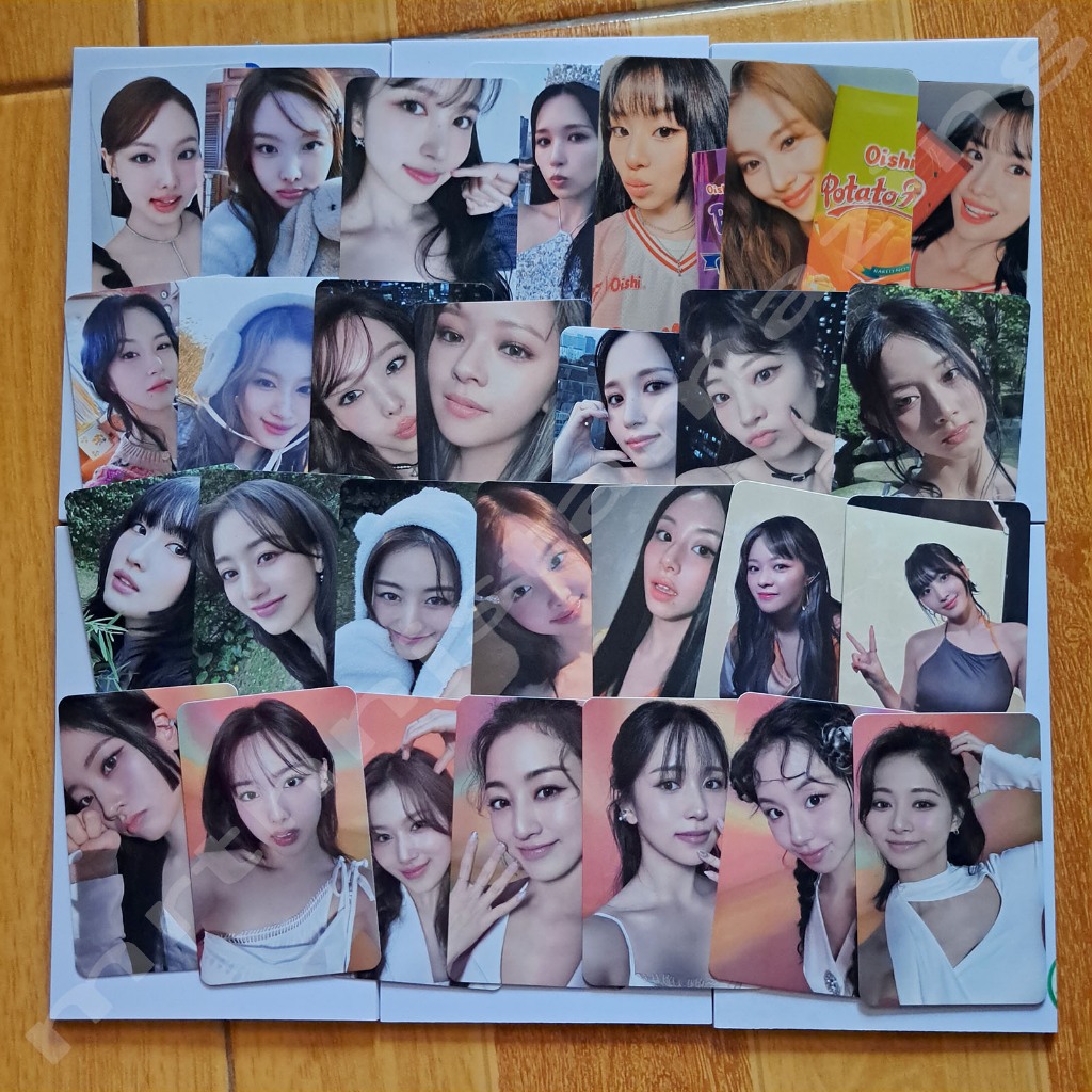TWICE/IVE/NMIXX Official Photocards/Inclusions (oishi with youth jeongyeon momo tzuyu sana ...