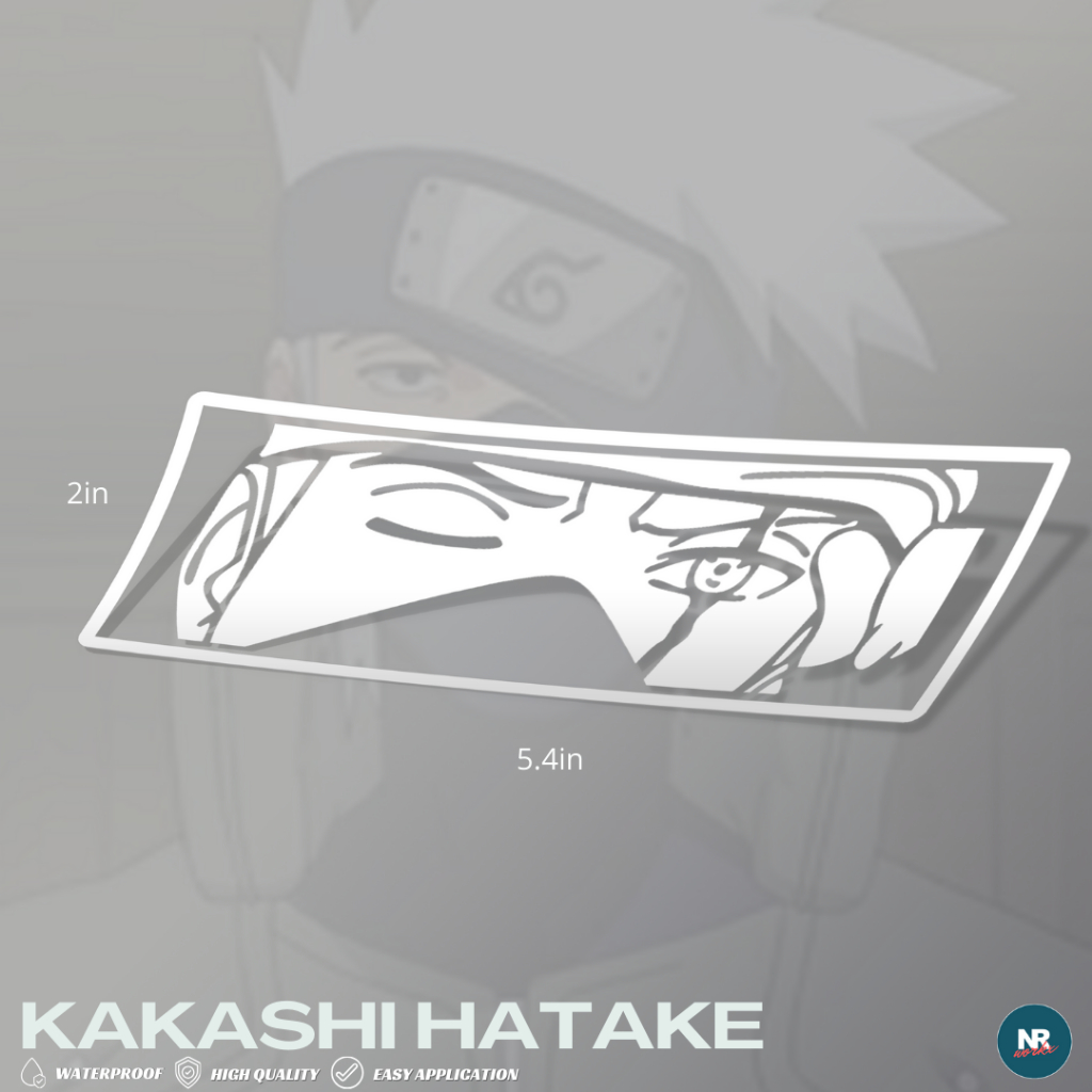 Kakashi Hatake Naruto Vinyl Decal Anime Waterproof Sticker | Shopee ...