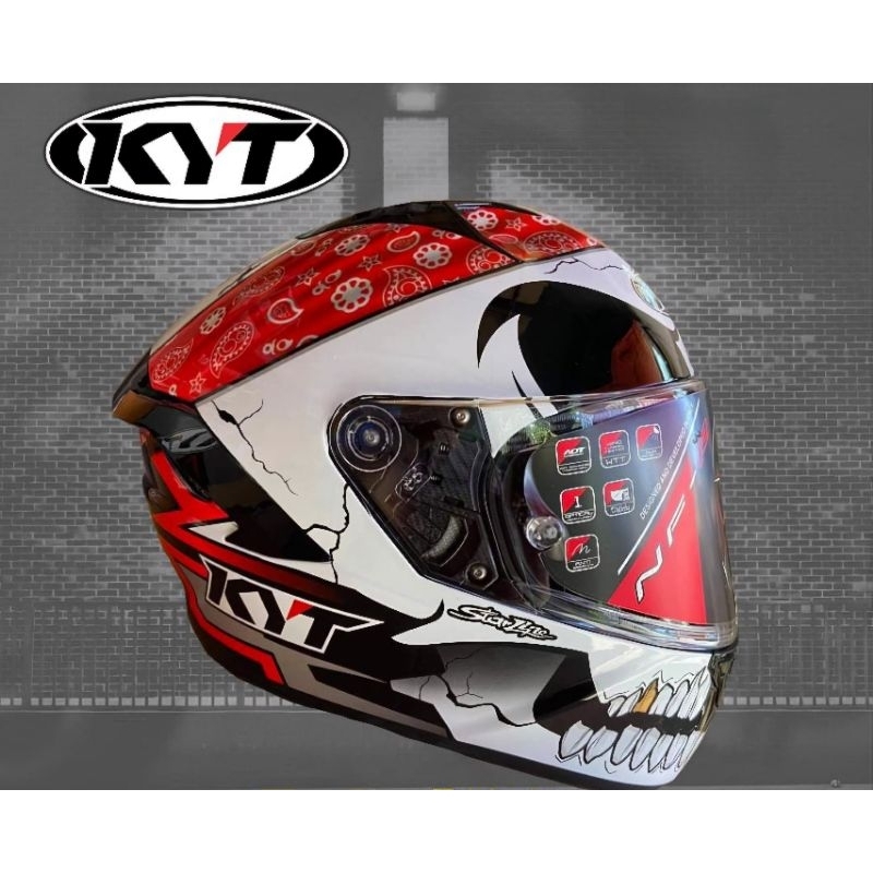 KYT NFR and R2R FULLFFACE DUAL VISOR | Shopee Philippines
