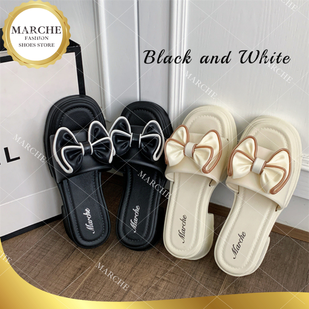 Marche 2024 New Women Wear Summer Thick-Sole Middle Heels Ribbon Strap ...