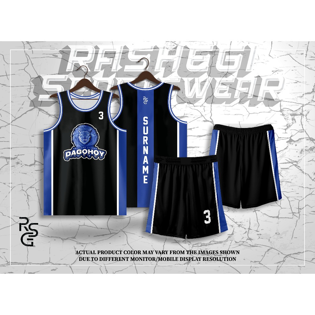 2024 RSG Customized Jersey Full Sublimation White Black and Royal Blue ...
