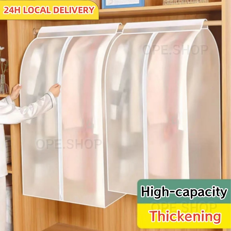 OPE Wardrobe Clothes Storage PEVA Clothes Dust Cover Fully Enclosed ...