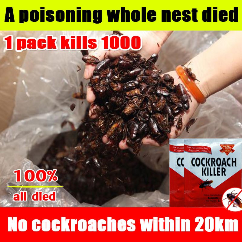 Buy 1 get 1 free cockroach Killer 1 pack kils 1000 serial killer pest ...