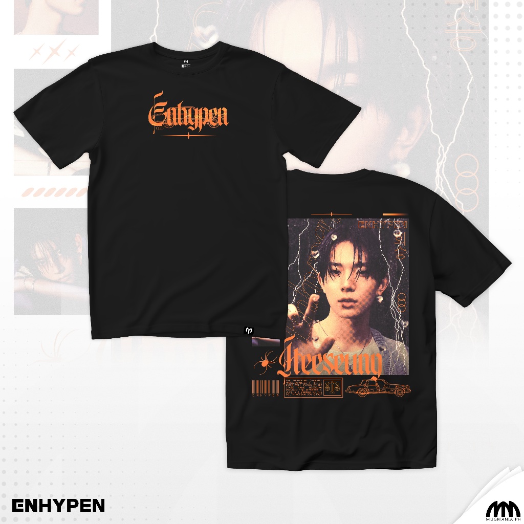 KPop Engen Shirt - Mugmania - EN Orange Blood T-shirt - Unisex V1 ...