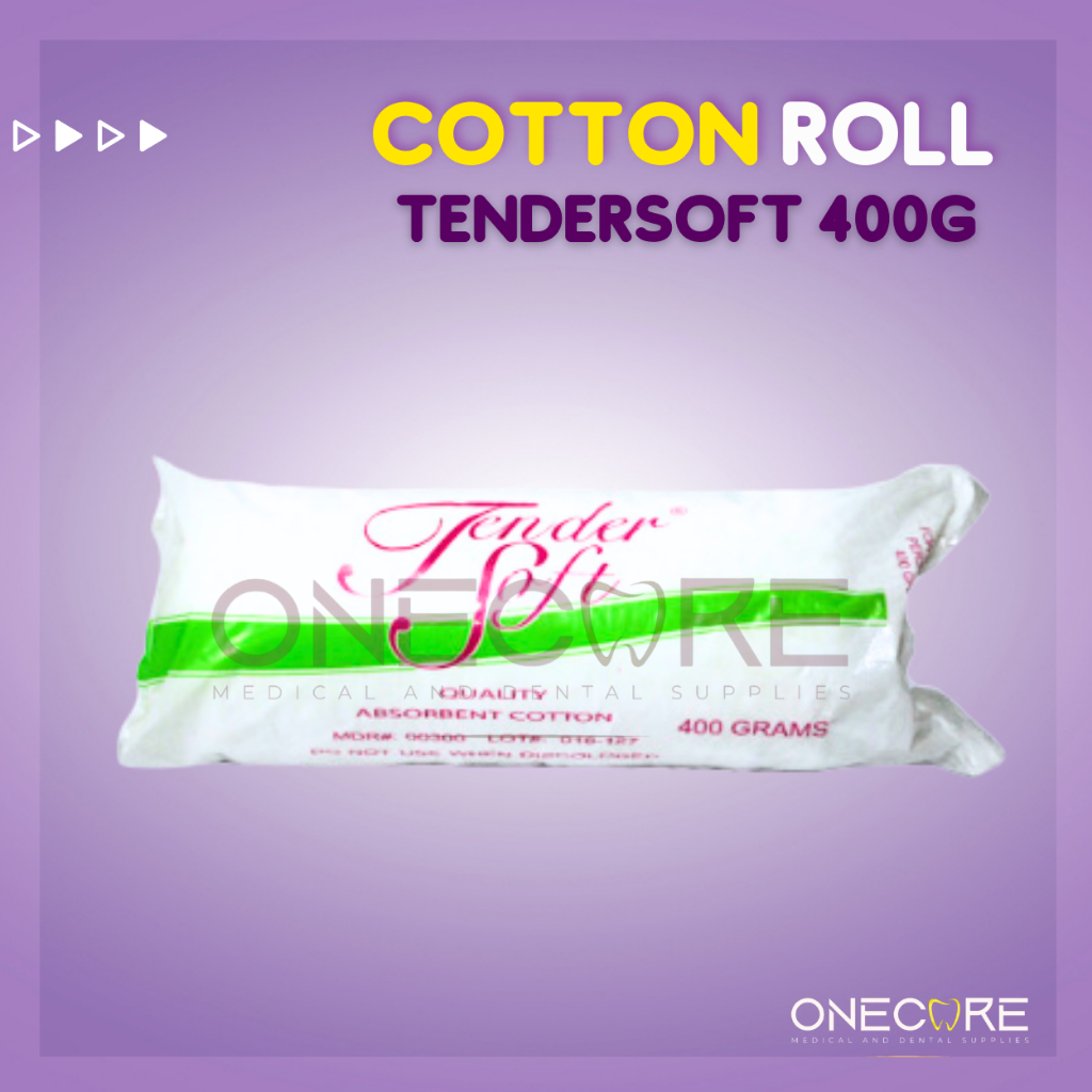 Tendersoft Absorbent Cotton Roll | 400g (For Hospital and Personal Use ...