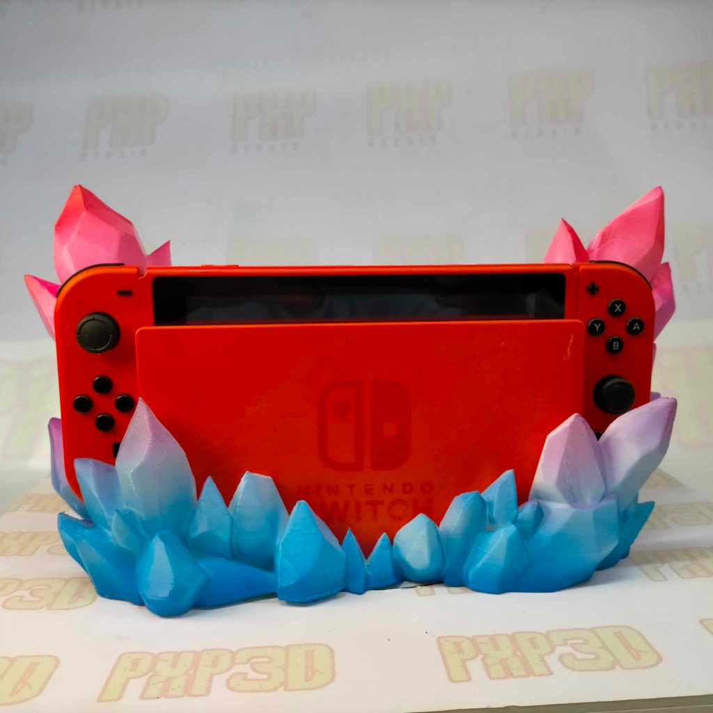 Nintendo Switch 1 or 2 NS2 Crystal Design Decor for Dock Stand Holder ...