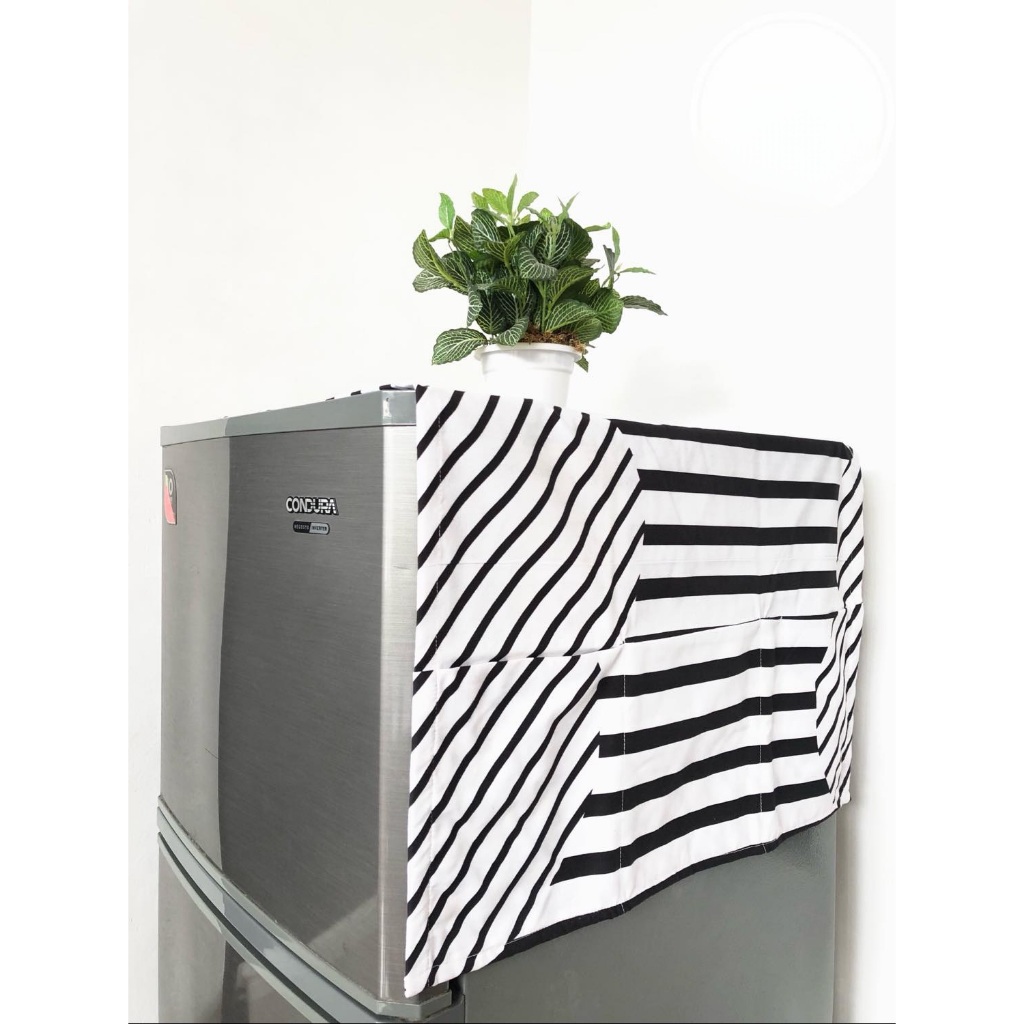 Ref Cover -(Refrigerator Dust Cover) with Pockets | Shopee Philippines
