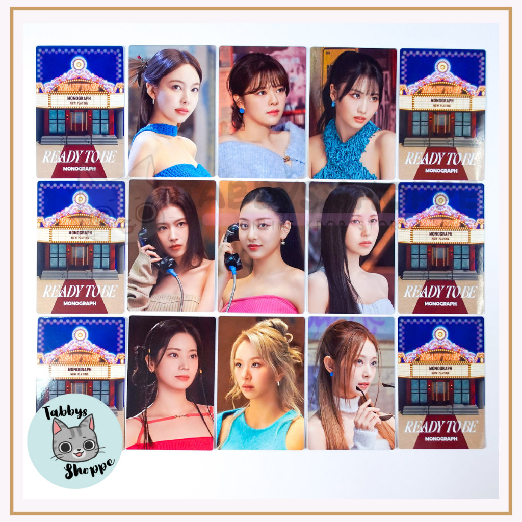 [ONHAND] TWICE Ready To Be Monograph Official Photocard | Shopee Philippines