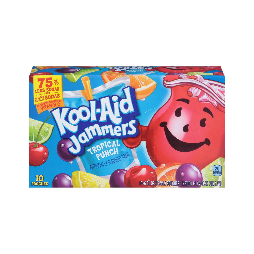 Kool-Aid Jammers Tropical Punch Flavored Juice Drink [10 x 177mL ...
