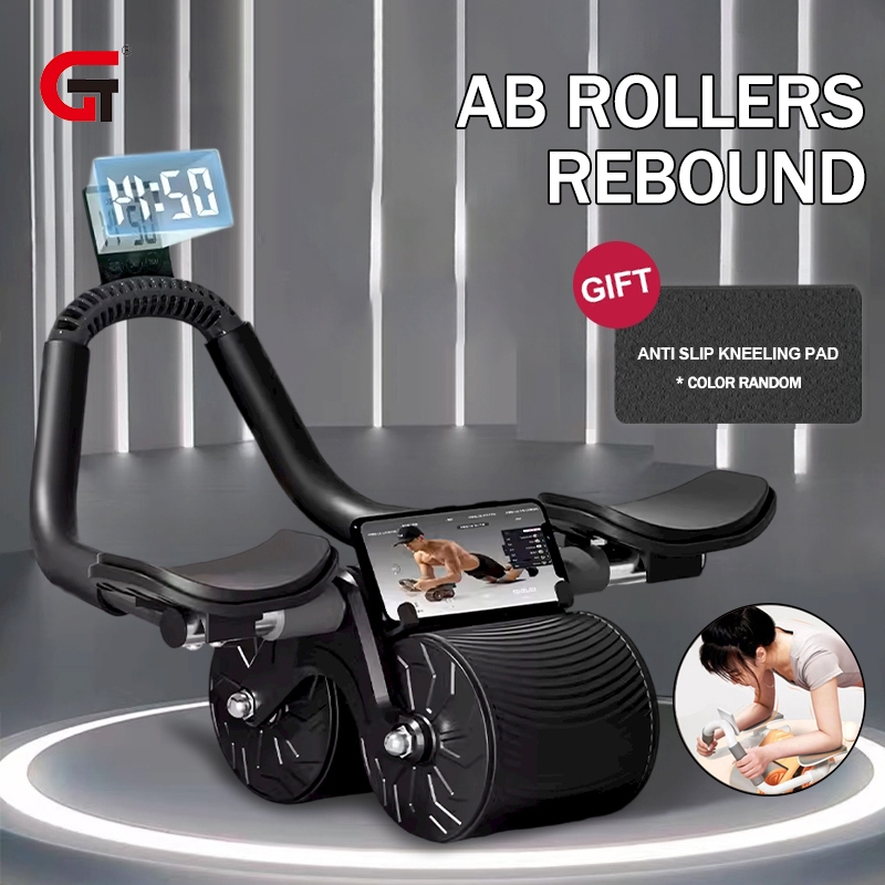 Beginner Abdominal Health Wheel Elbow Support Rebound Ab Rollers ...