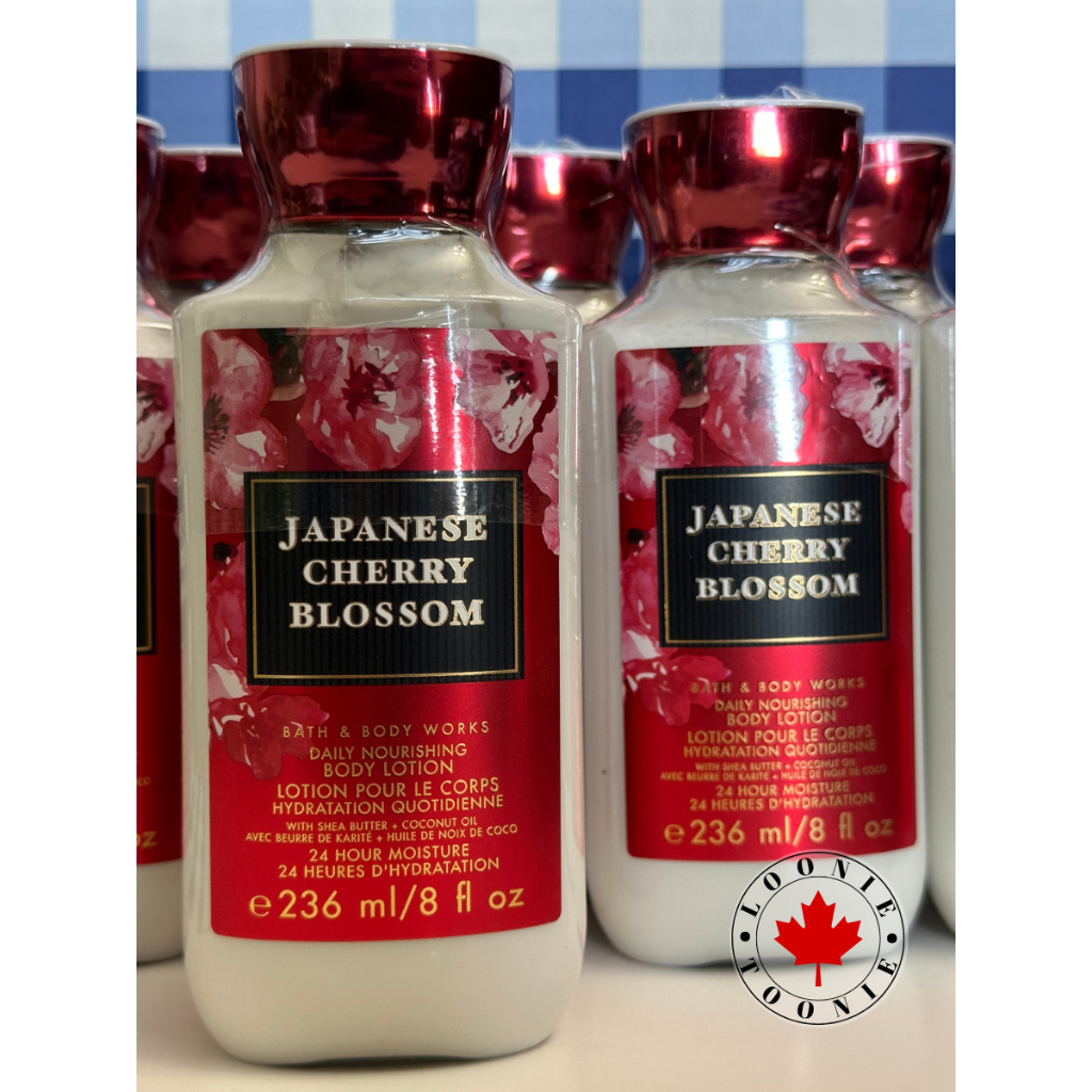 JAPANESE CHERRY BLOSSOM Bath & Body Works - 236ml Daily Nourishing Body Lotion [ AUTHENTIC BBW ...