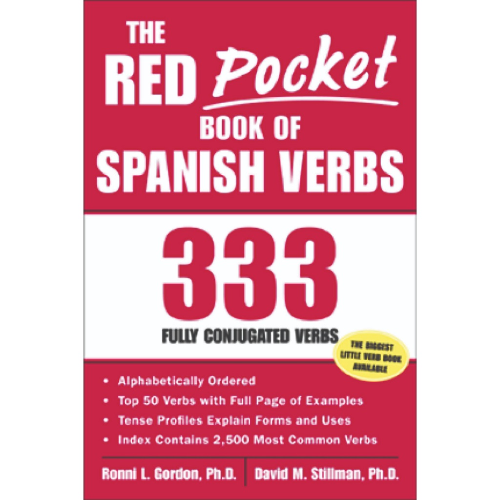 The Red Pocket Book of Spanish Verbs 333 | 463 Pages | Booklet Size ...