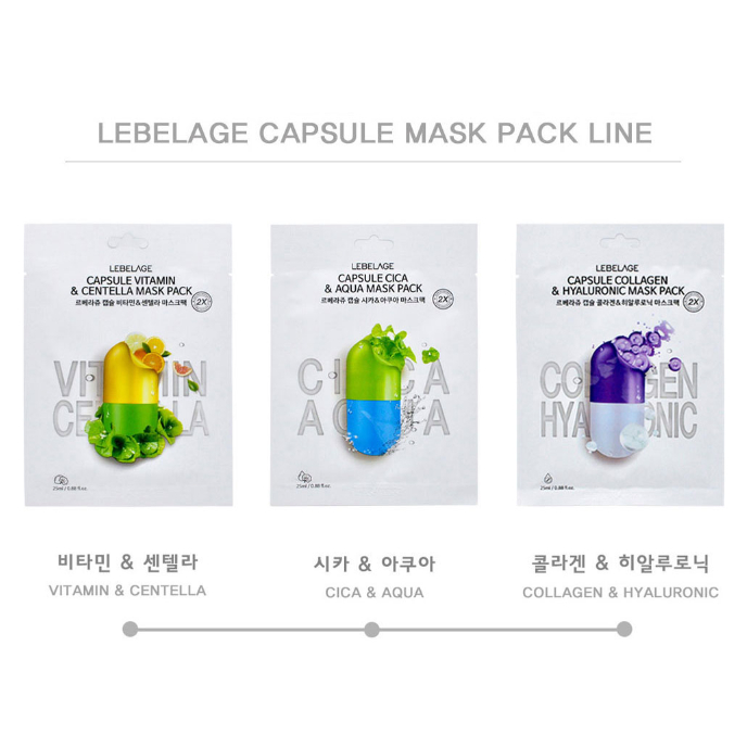 Skin Care Korea Face Mask DR. Capsule Mask Sheets (LEBELAGE) | Shopee Philippines