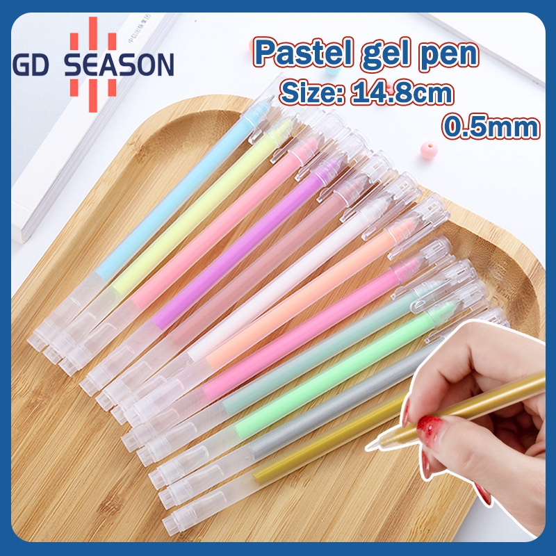 Pastel pen large-capacity neutral pen ins wind color hand account pen ...