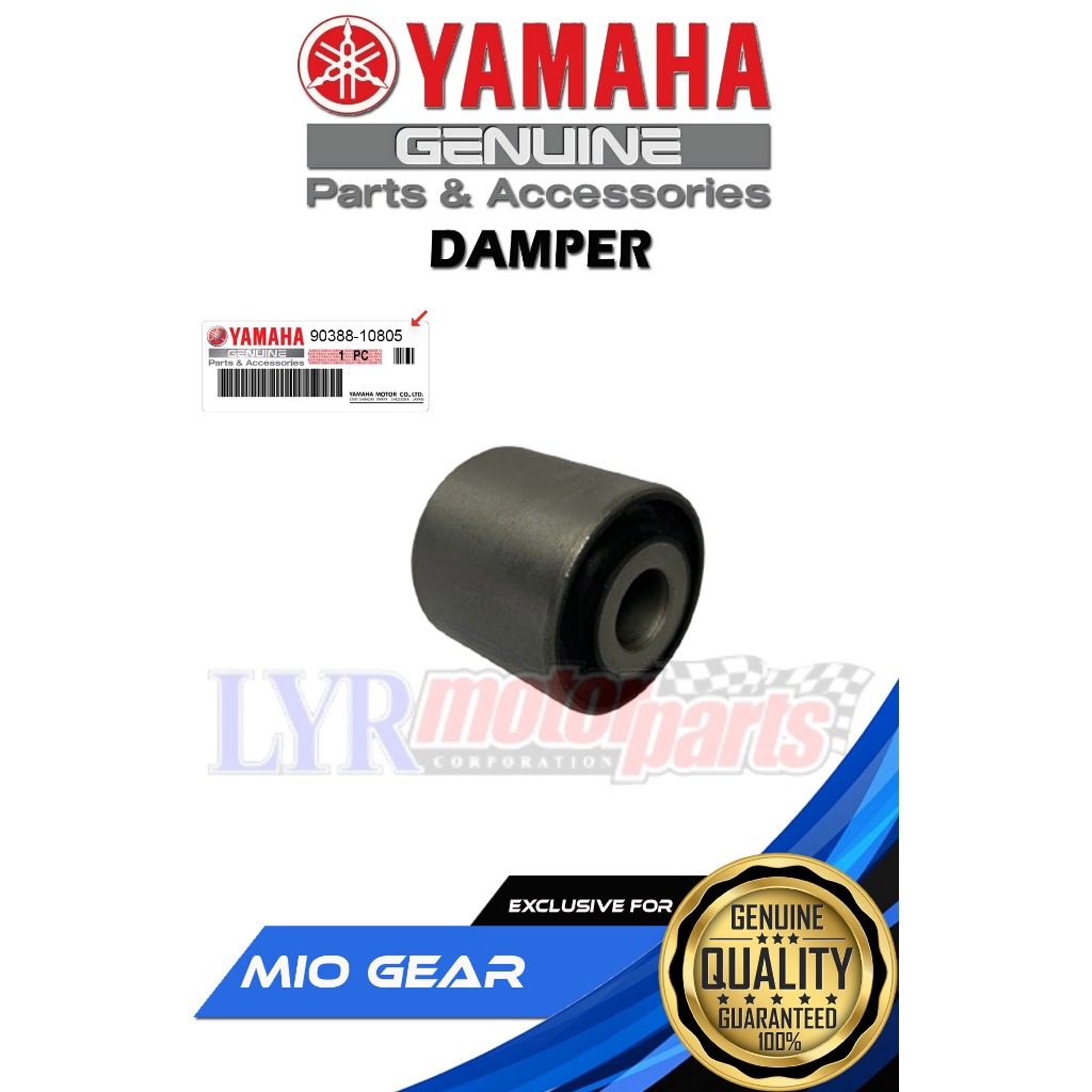 YAMAHA GENUINE DAMPER /CRANKCASE ENGINE BUSHING FOR MIO GEAR ( 90388 ...