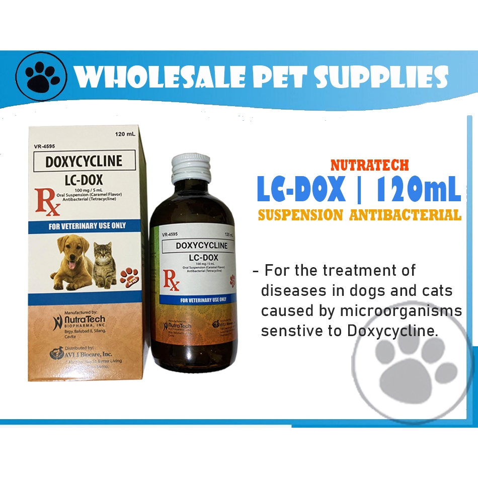 LC-DOX (DOXYCYCLINE) Suspension Antibacterial | 120ml | Shopee Philippines