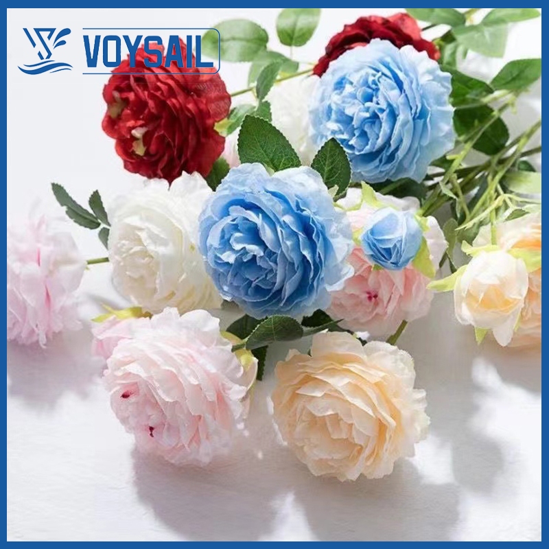 Imitation Rose Fake Flower DIY Velvet Wedding Birthday Decoration Craft ...