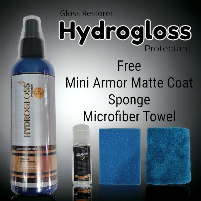 Hydrogloss 250ml with Freebies | Shopee Philippines